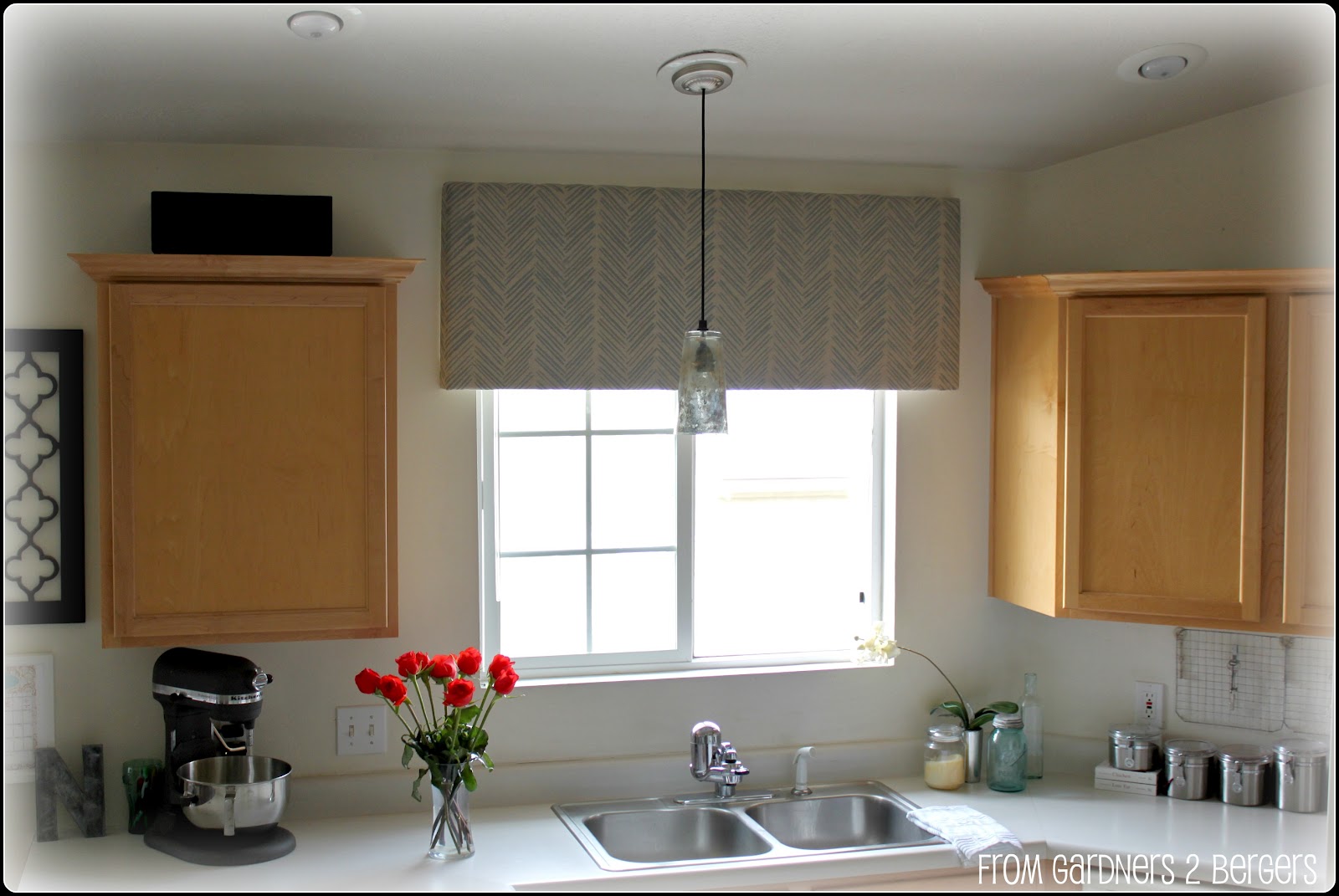 from Gardners 2 Bergers: Herringbone Pelmet Tutorial