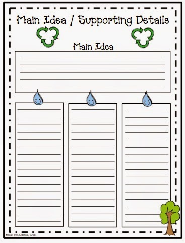 Beach Bum Literacy Chick: Earth Day Literacy Activities - FREEBIE!!!