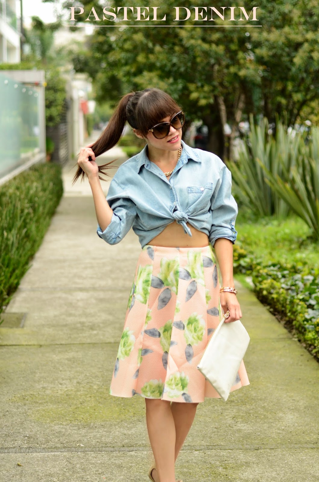 Denim And Pastel Outfit | atelier-yuwa.ciao.jp