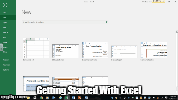 GETTING STARTED WITH EXCEL 2016