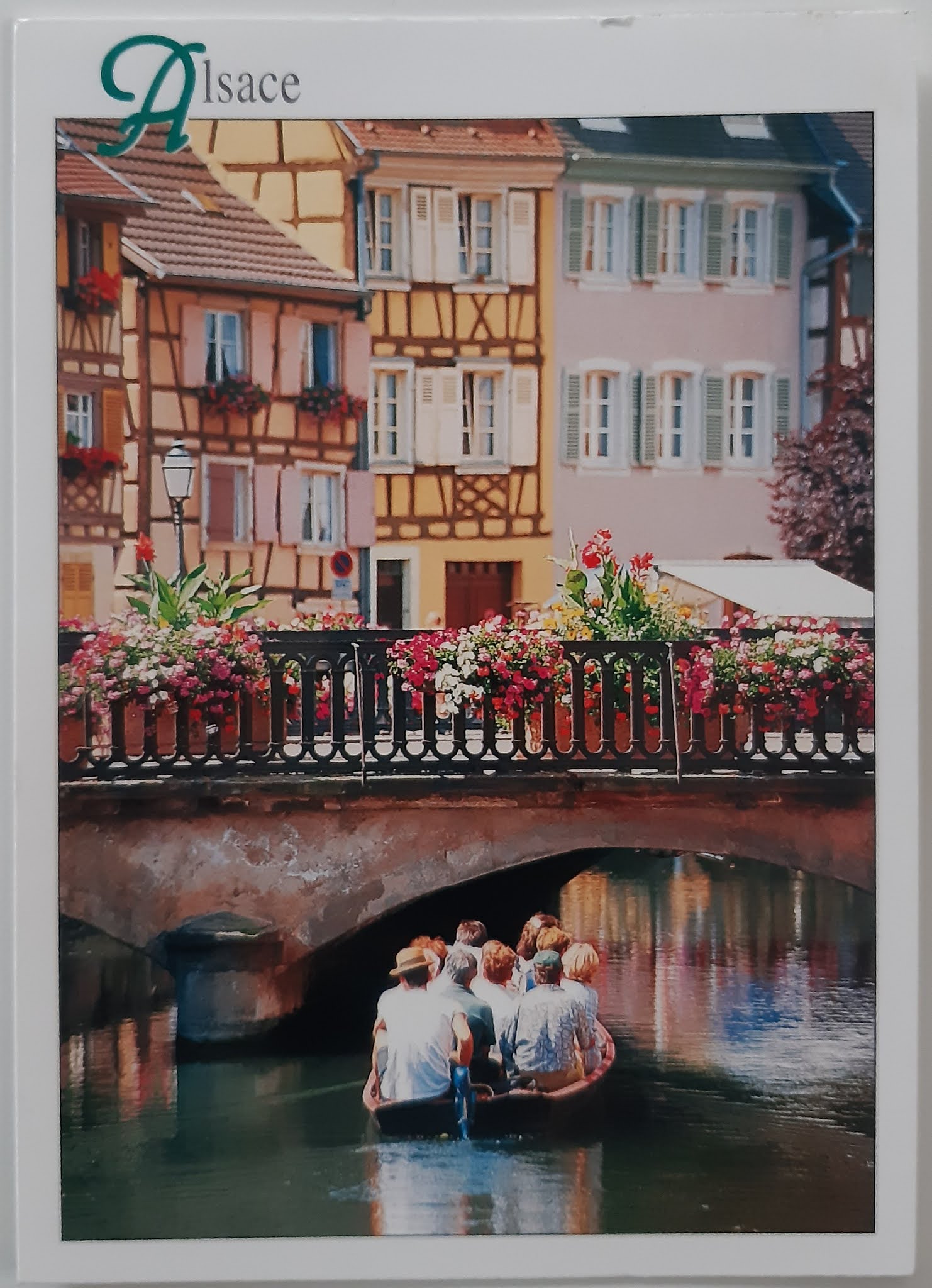 Postcards of Bridges: Bridge over the river Lauch in Colmar, Haut Rhin ...