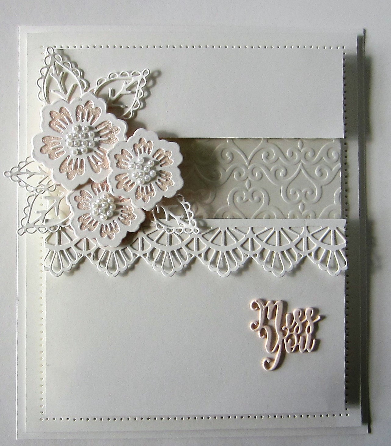 PartiCraft (Participate In Craft): Simple Miss You Card