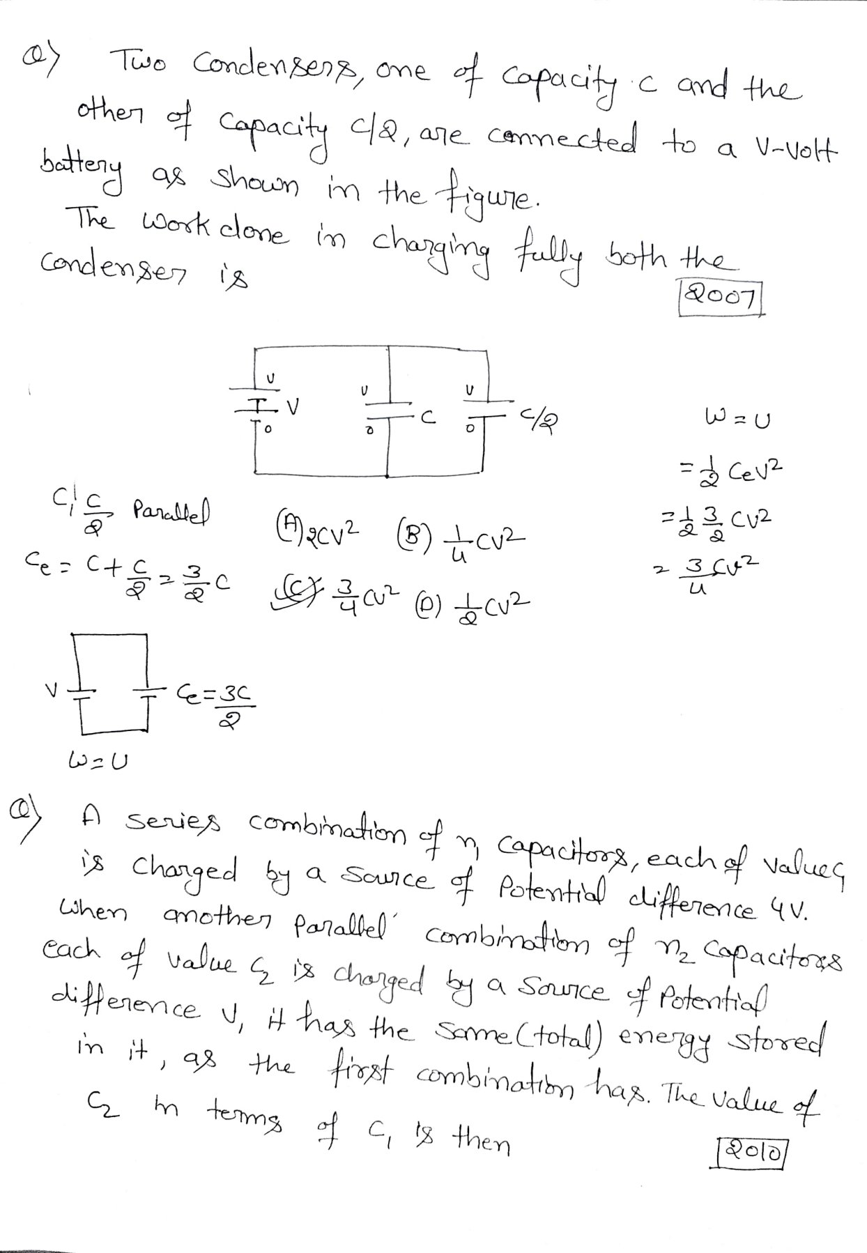 Capacitor notes physics class 12 - Studypur