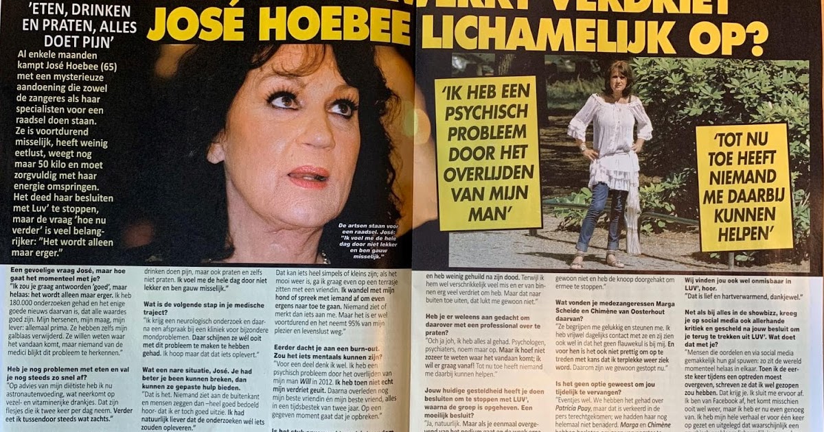 All About LUV' (past, present, future and more): José Hoebee in Party ...