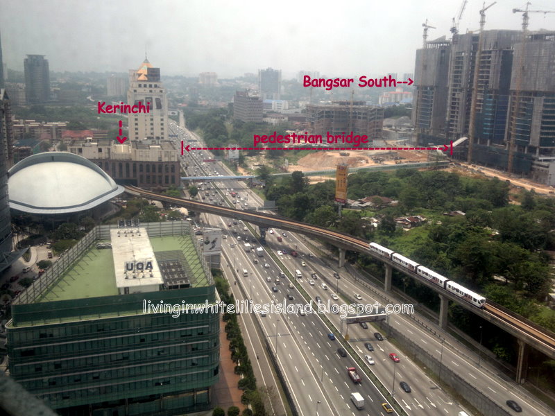 whitelilies island: the Kerinchi, the Bangsar South and a bridge
