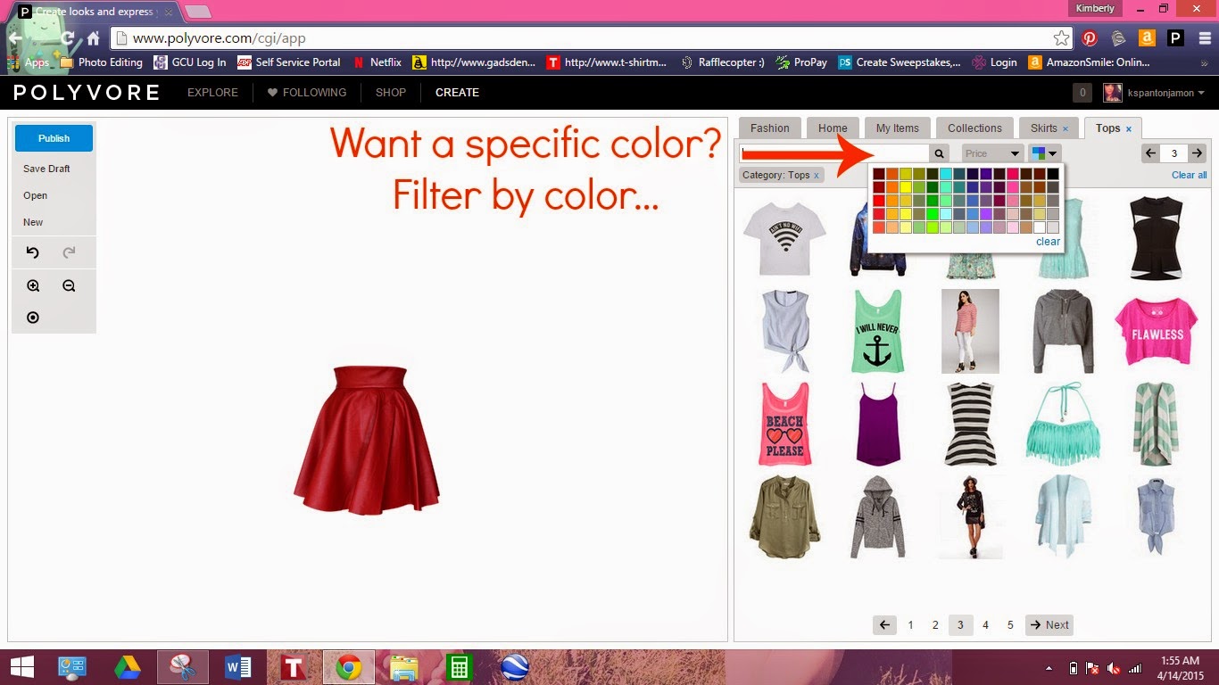 Mommy+Me Jamming On!: Polyvore Slide Photo Tutorial