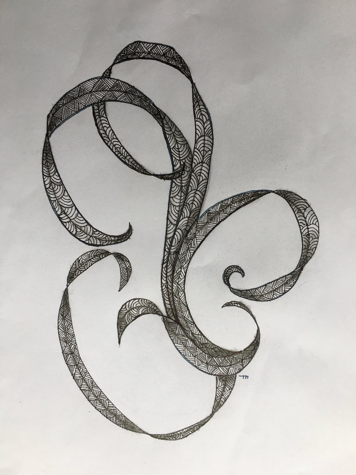 Zentangle Zone: 5/22/20 Shattuck Tangle