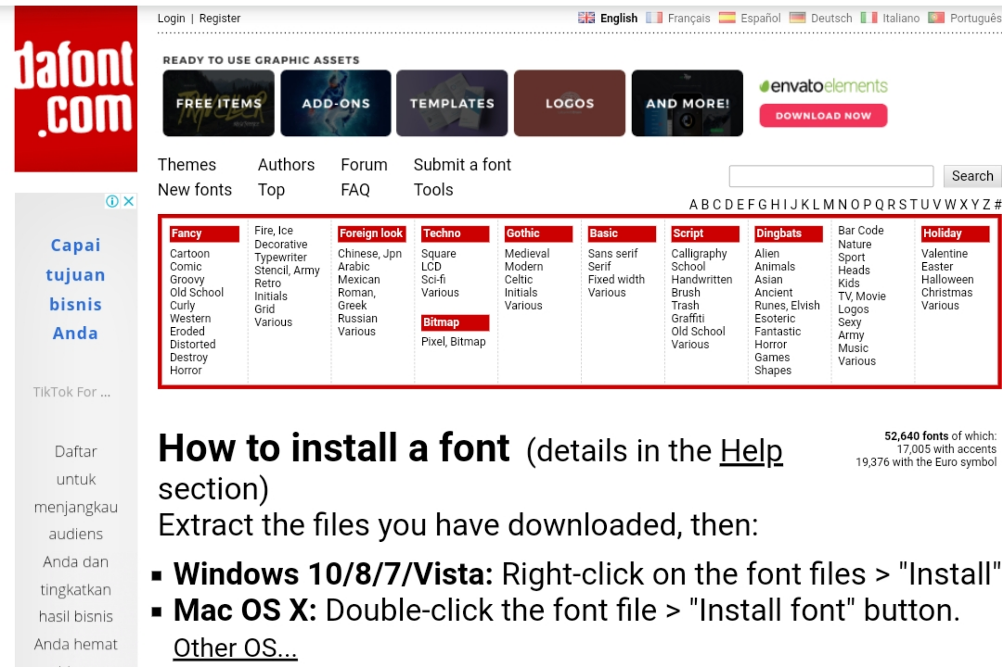 6 Rekomendasi Website Download Font Terbaik dan Gratis - Universitas ...