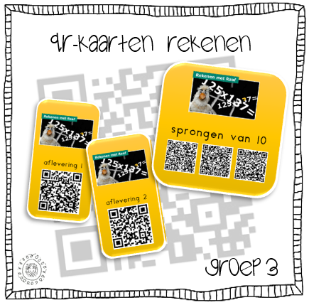 Kleuterjuf in een kleuterklas: GROEP 3 | QR-kaarten rekenen