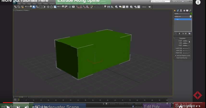 Industrial Design - 3D Software Tutorial Video Compilation: 3Ds MAX - Add Vertices on Editable Poly