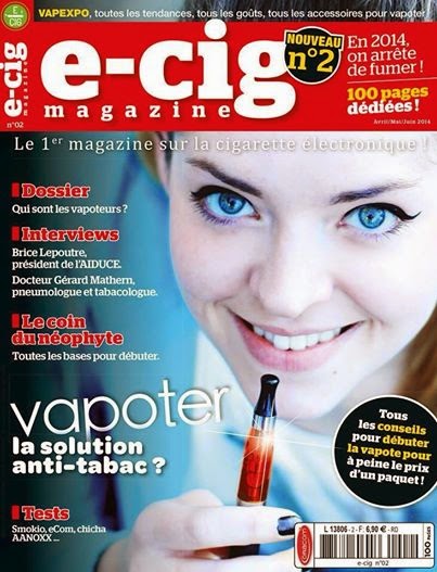 Apparition de « E-cig magazine » : le 1er magazine sur la cigarette ...
