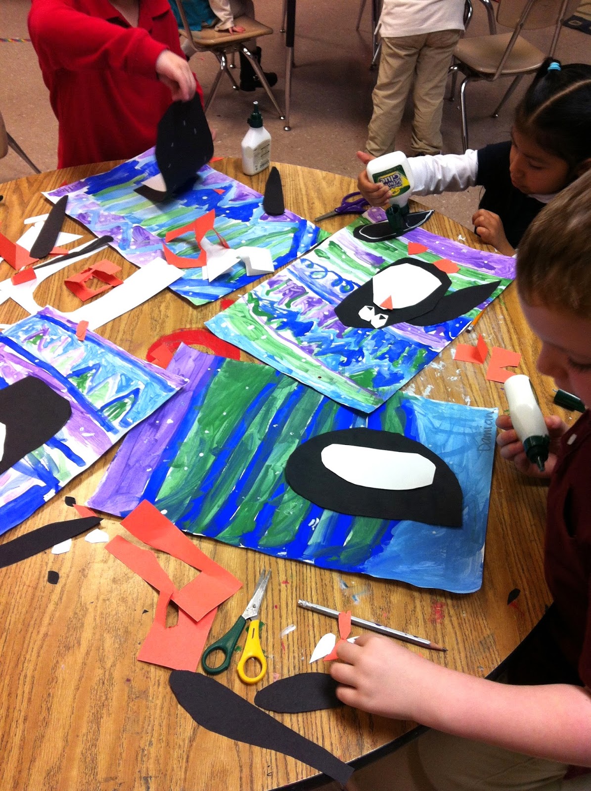ChumleyScobey Art Room: Penguins in Antarctica