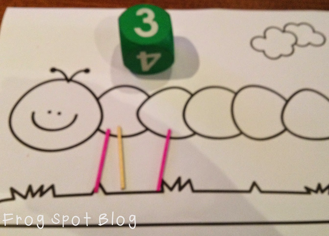 Caterpillar Number Game Freebie | From the Pond