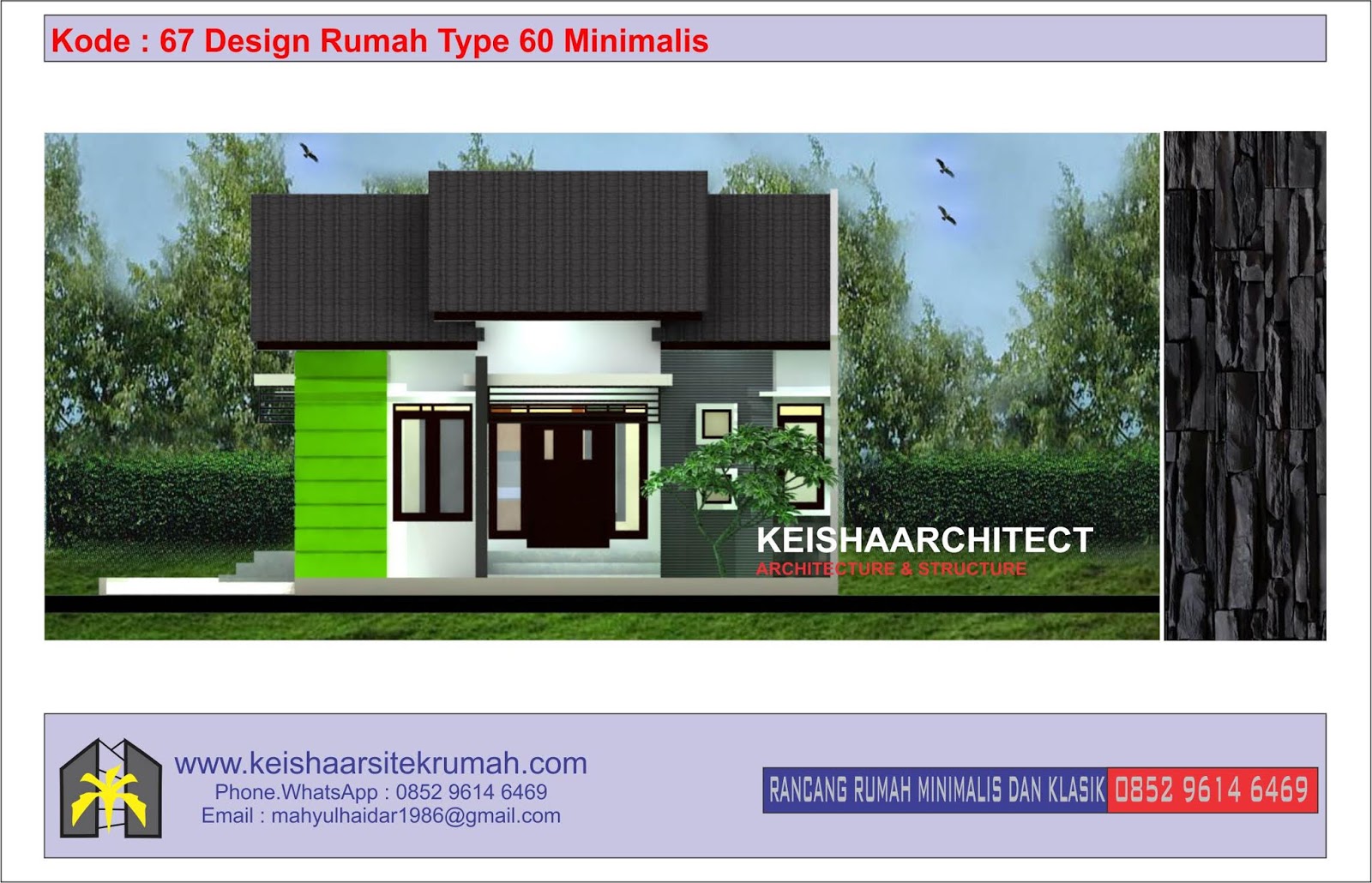 90 Contoh Rab Rumah Minimalis Type 60 | Typehom
