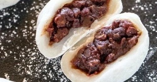 CHAPSSALTTEOK (RED BEAN MOCHI RECIPE) - Good Food Recipes