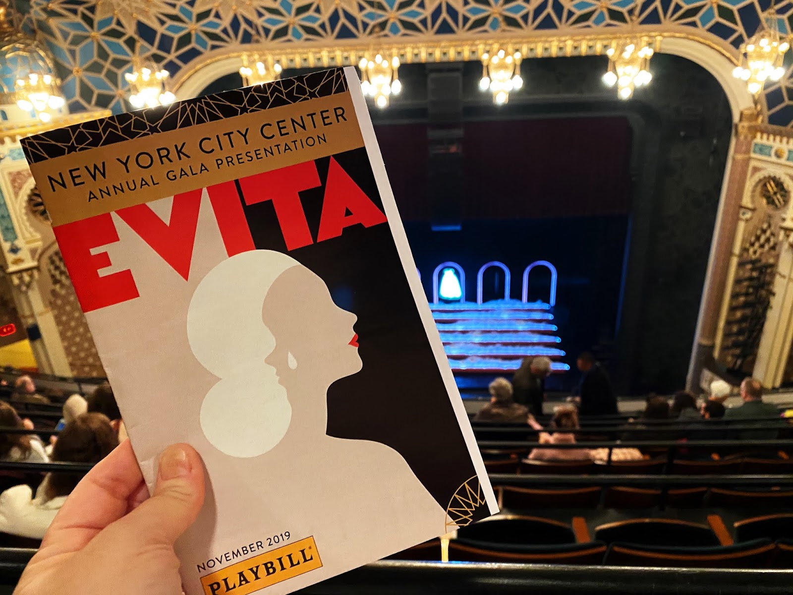 Scrappy Travels: Learning Through Theatre: 'Evita' at New York City Center