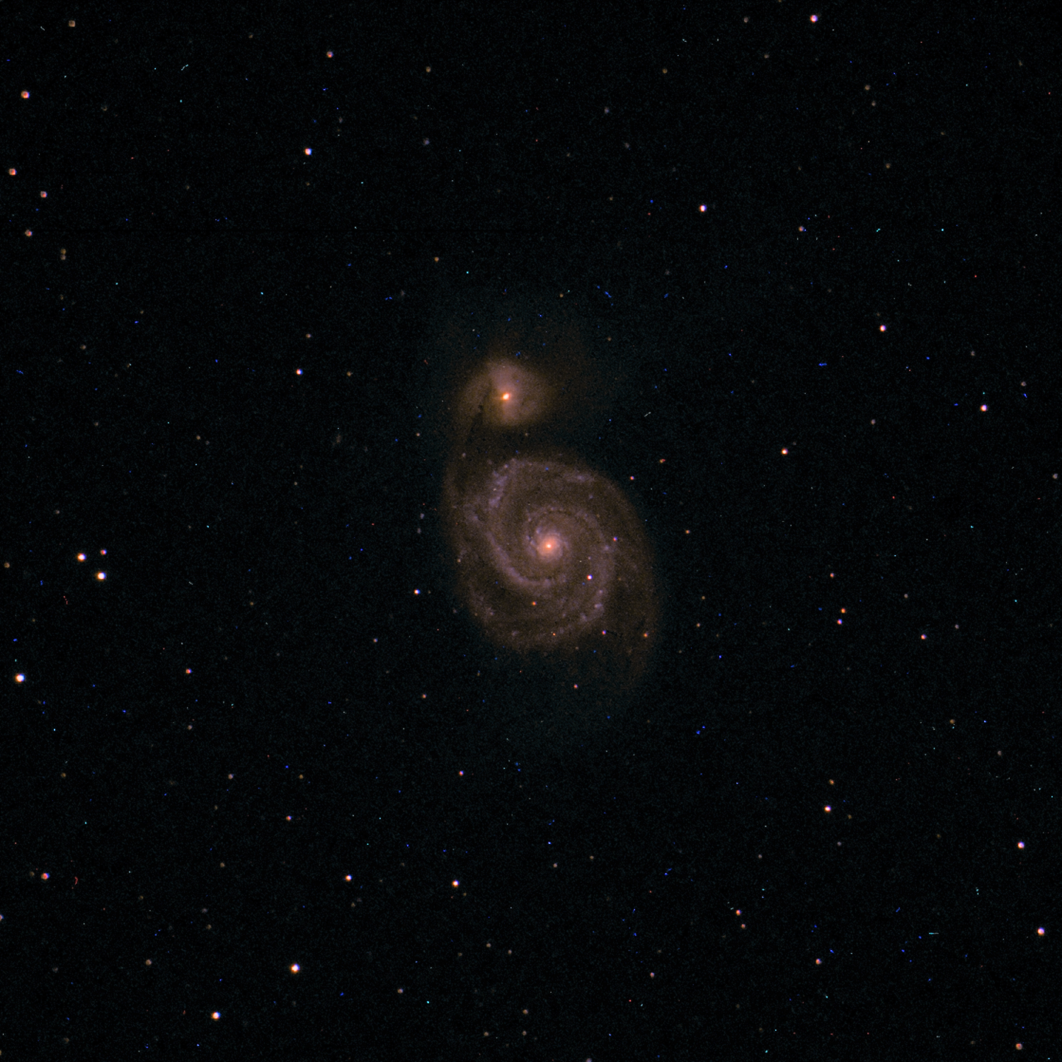 The Jodrell Plank Observatory: Messier 51 - The Whirlpool Galaxy