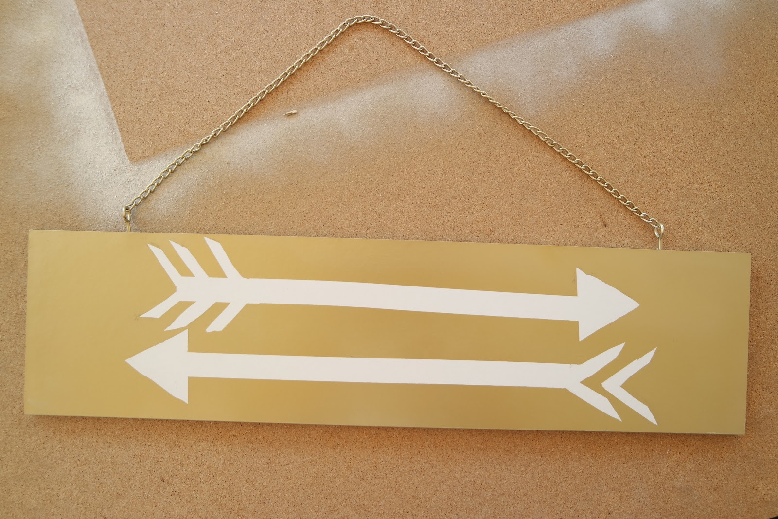 Angie Kariofilli: DIY Arrow Sign Art