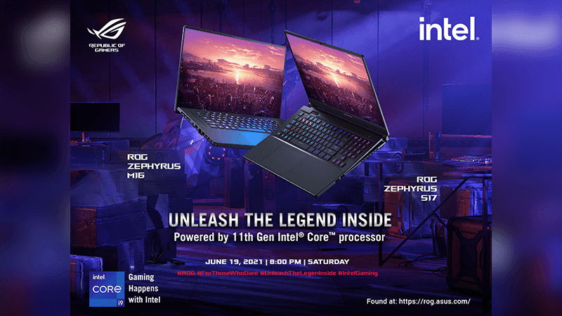 ASUS ROG Zephyrus series with 11th Gen Intel Core CPUs to launch in PH ...