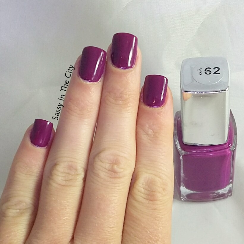 Sassy In The City: Hean #162 Purple & Gold Stamping Mani