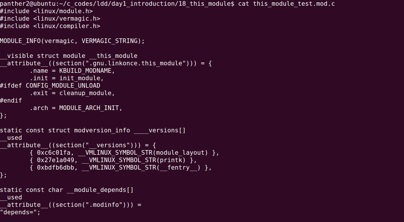 THIS_MODULE in Linux Device Drivers THIS_MODULE in Linux Device Drivers