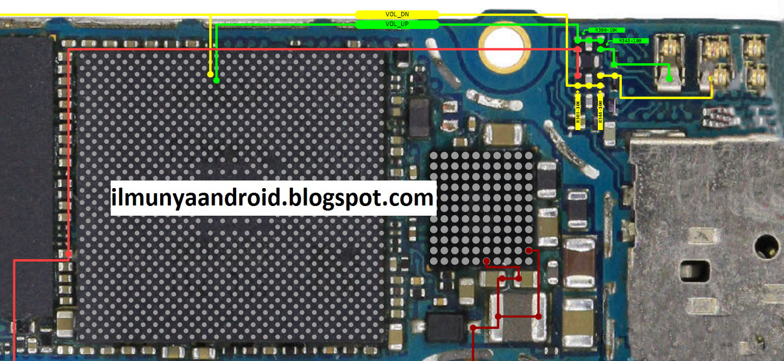 CARA SERVIS ON OFF VOLUME SAMSUNG GALAXY NOTE 8 (SM-N950) DENGAN SKEMA ...