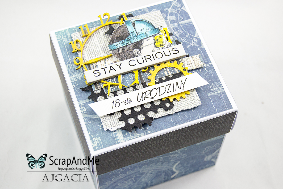 ScrapAndMe: Osiemnastkowy exploding box/ 18th birthday exploding box