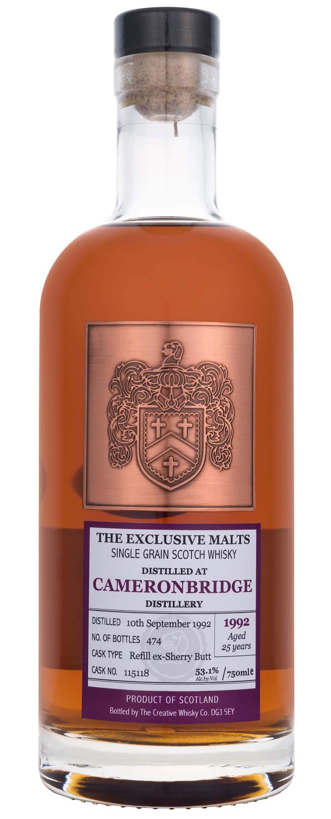 The Wine and Cheese Place: Exclusive Malts Cameronbridge 25 Year Old