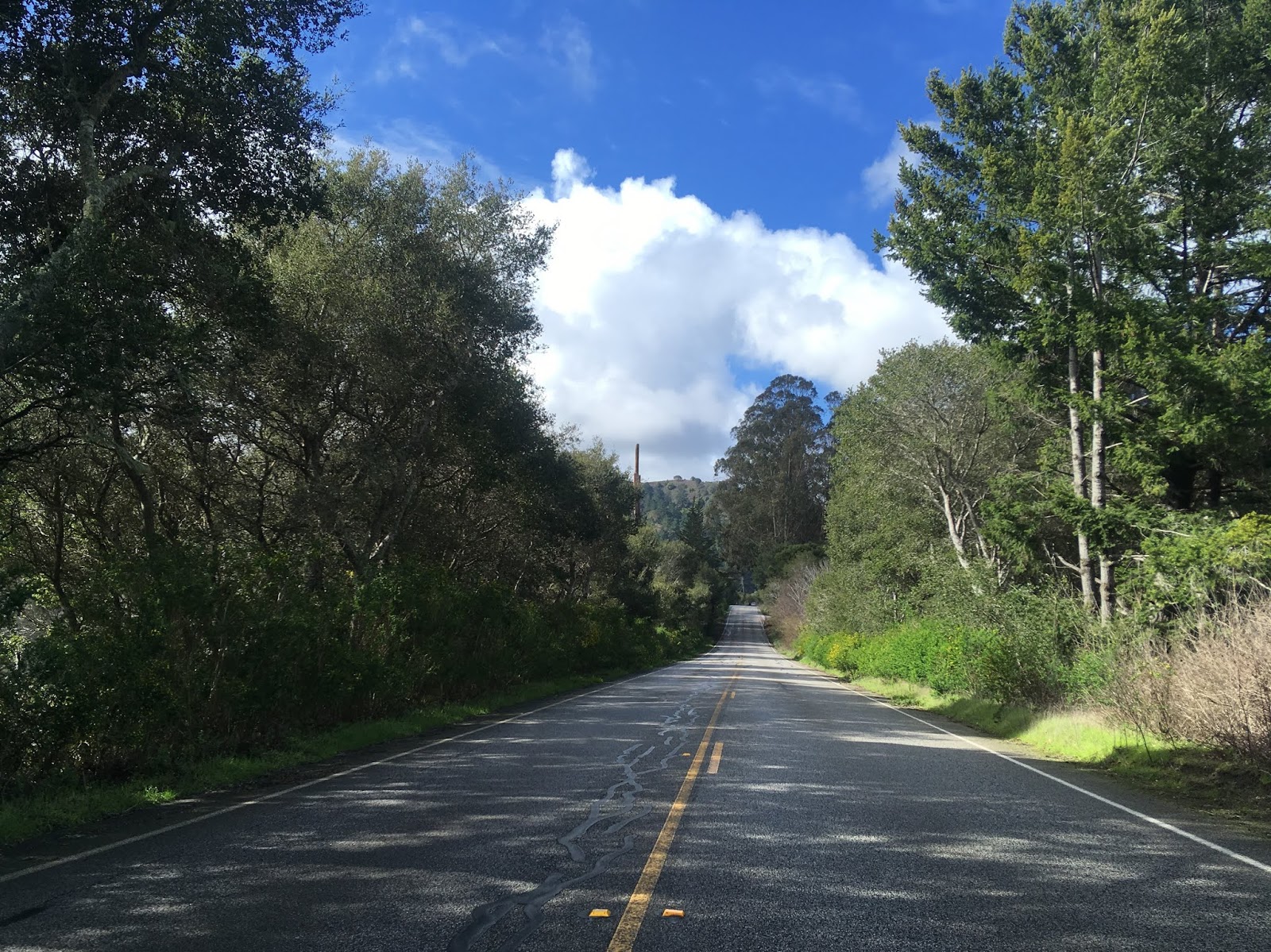 California State Route 84 over the Santa Cruz Mountains from I-280 west ...