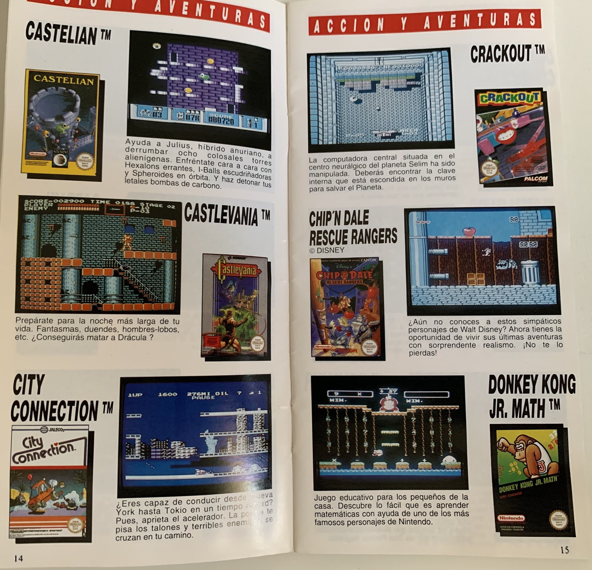 NESTALGIA PURA: Catálogo de 1993 (Nintendo NES)