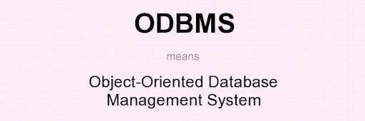 Definition and Overview of ODBMS | DB Exam Study