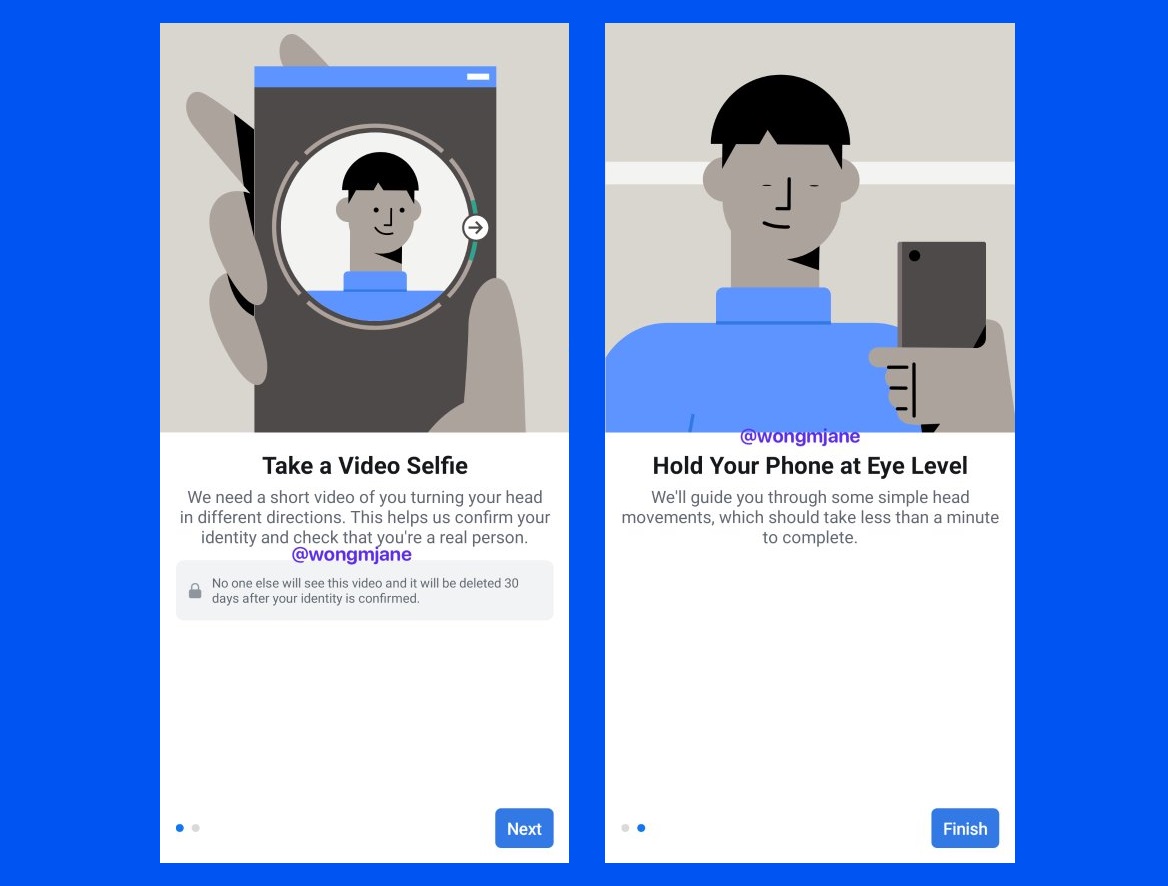 Facebook Experiments With Facial Recognition-Based Verification Feature