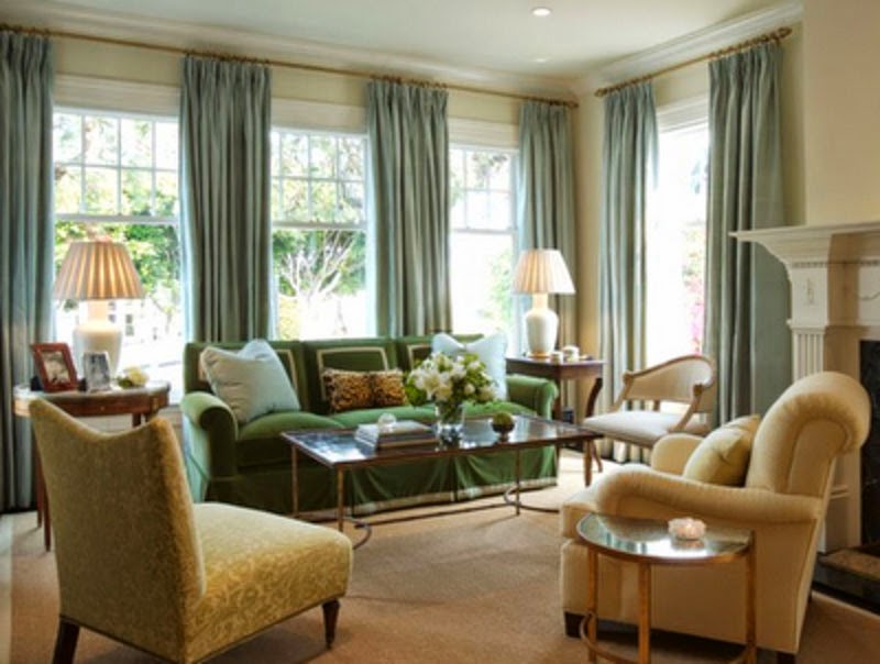 Curtain Ideas: Curtain ideas for living room with 4 windows