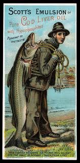 Dust Off The Bottle: Scott's Emulsion Cod Liver Oil Bottles.