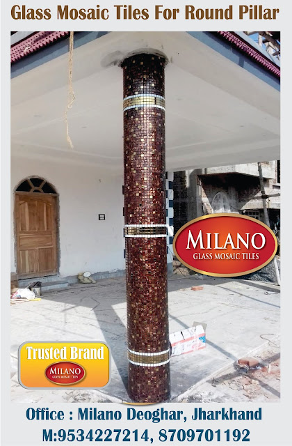 Widely Used Round pillar Tiles Design with Tiles Used in Round Pillars