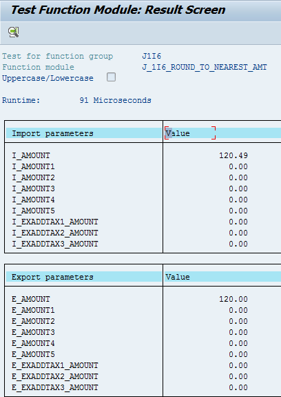 Rounding Off - Function Modules (FMs) - SAP ABAP.