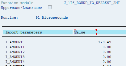 Rounding Off - Function Modules (FMs) - SAP ABAP.