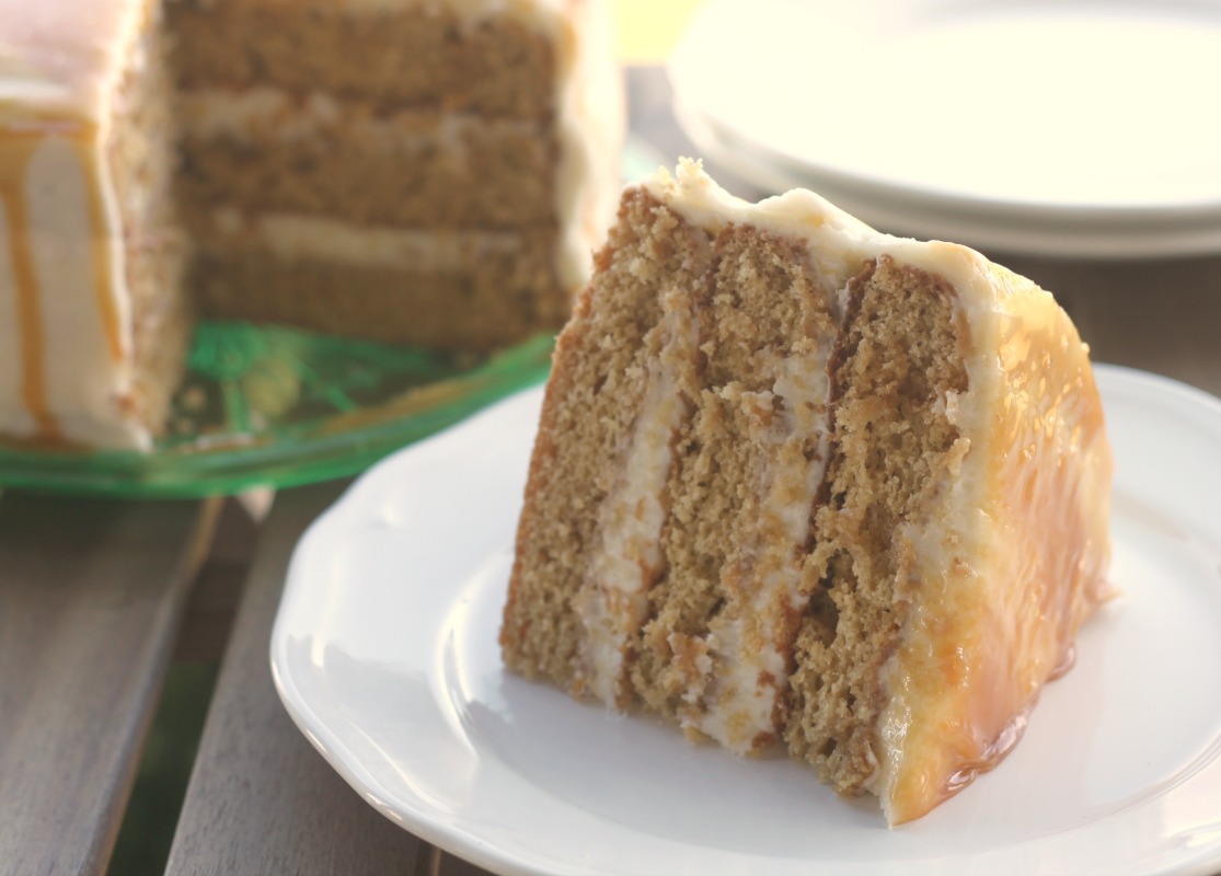 Sea Salt Caramel Cake | Crazy for Cookies and More