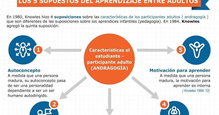 La teoría del aprendizaje de adultos - Andragogía - de Malcolm Knowles