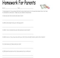 Adventures in Third Grade: Parent/Teacher Conferences