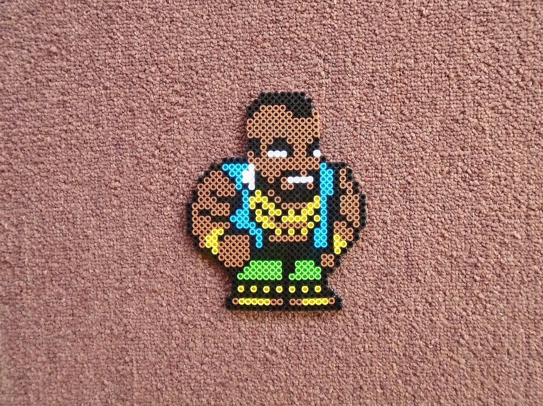Long Black Fingers : Mr. T, Daddy Green, Radio Raheem Perler Beads