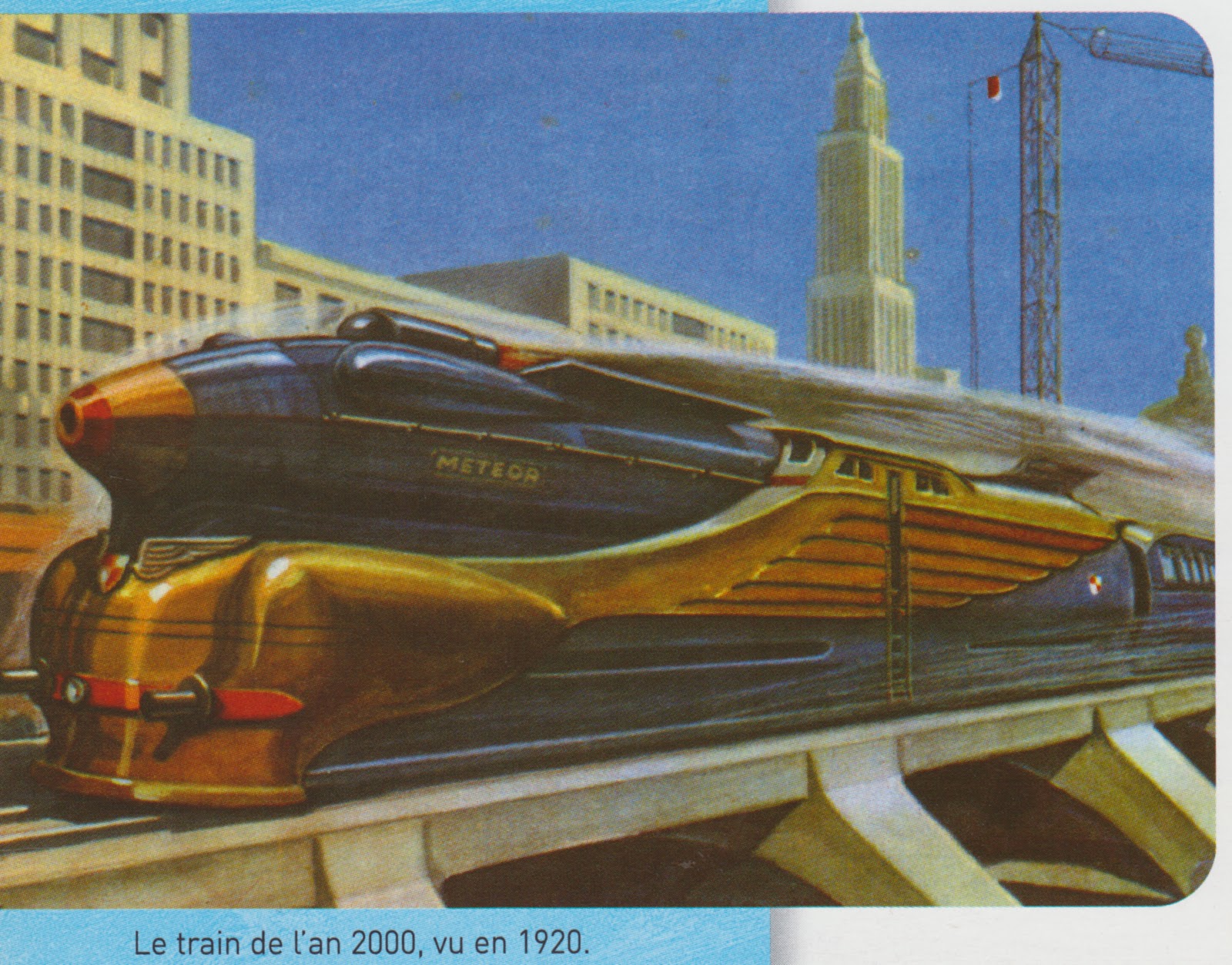 ArchéoSF: Le train de l'an 2000 vu en ... 1920