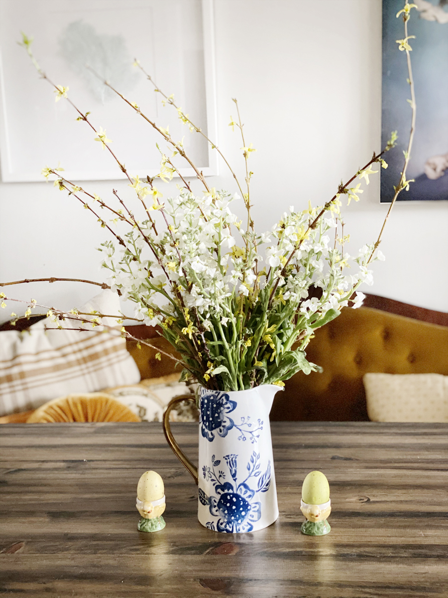 The Lovely Red Fox: Spring Centerpieces — 2 Ways
