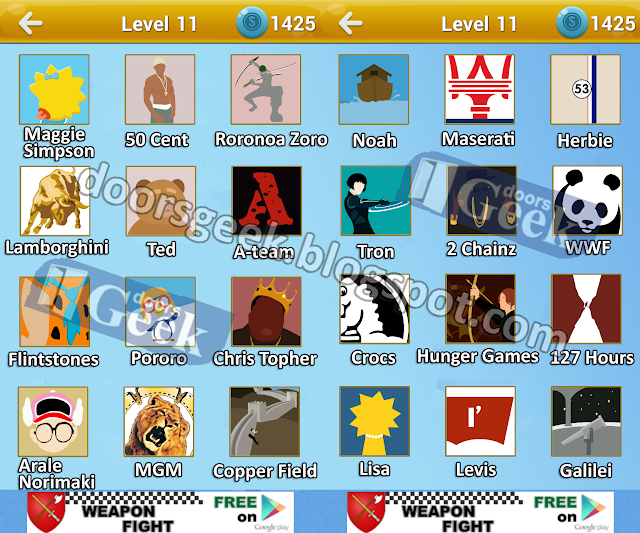 Icomania - What's the Icon? Level 11 ~ Doors Geek