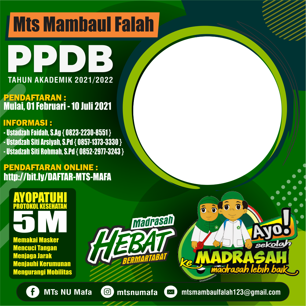 BINGKAI PPDB MTs MAMBAUL FALAH PIJI - Cahaya Ilmu