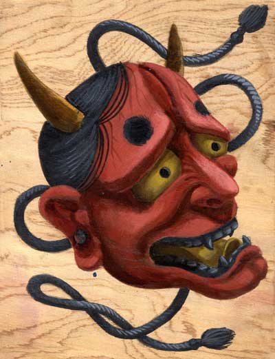 Qual o significado da figura do Hannya?