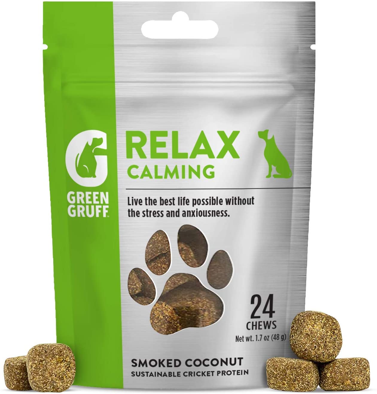 Green Gruff Relax - Calming Chews for Dogs with Anxiety