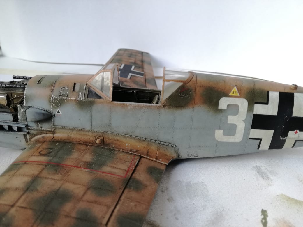 Bf 109 E4 trop Trumpeter 1/32 - Works in Progress - Large Scale Planes