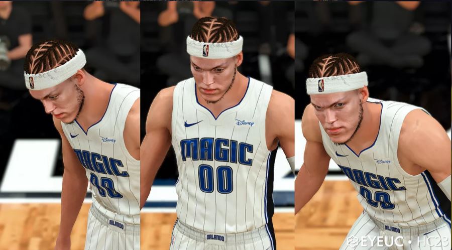 Aaron Gordon Cyberface, Hair Update Braid and Body Model V3 by HC23 ...