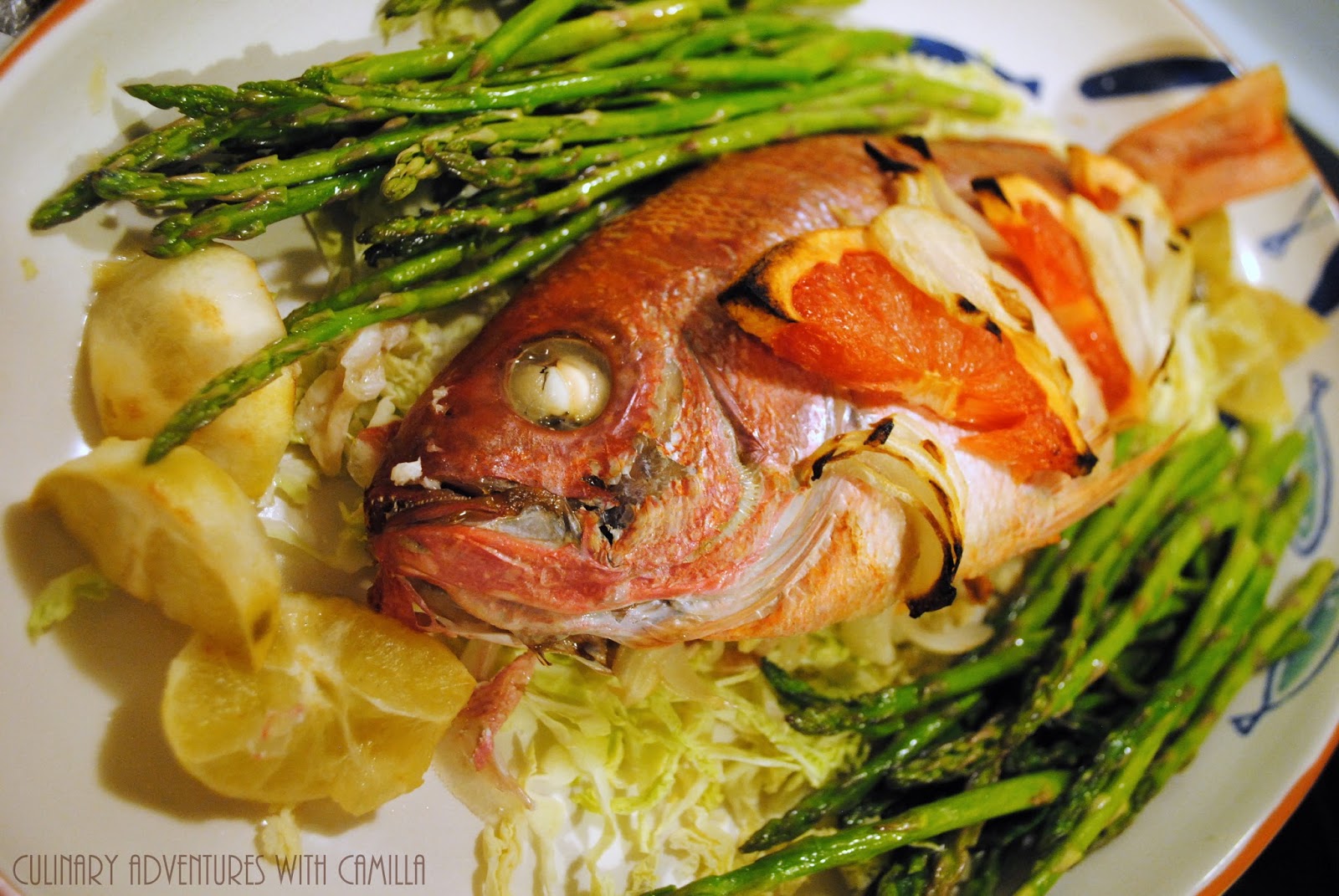 Citrus-Roasted Vermillion Snapper